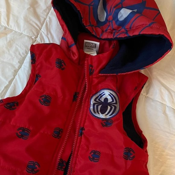 Marvel | Jackets & Coats | Spider Man Boys Vest | Poshmark